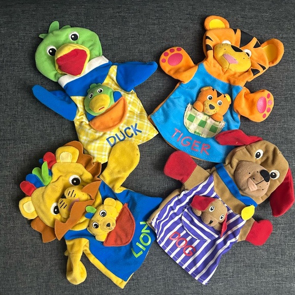 Toys | 4 Baby Einstein Bilingual Pocket Baby Hand Puppets | Poshmark